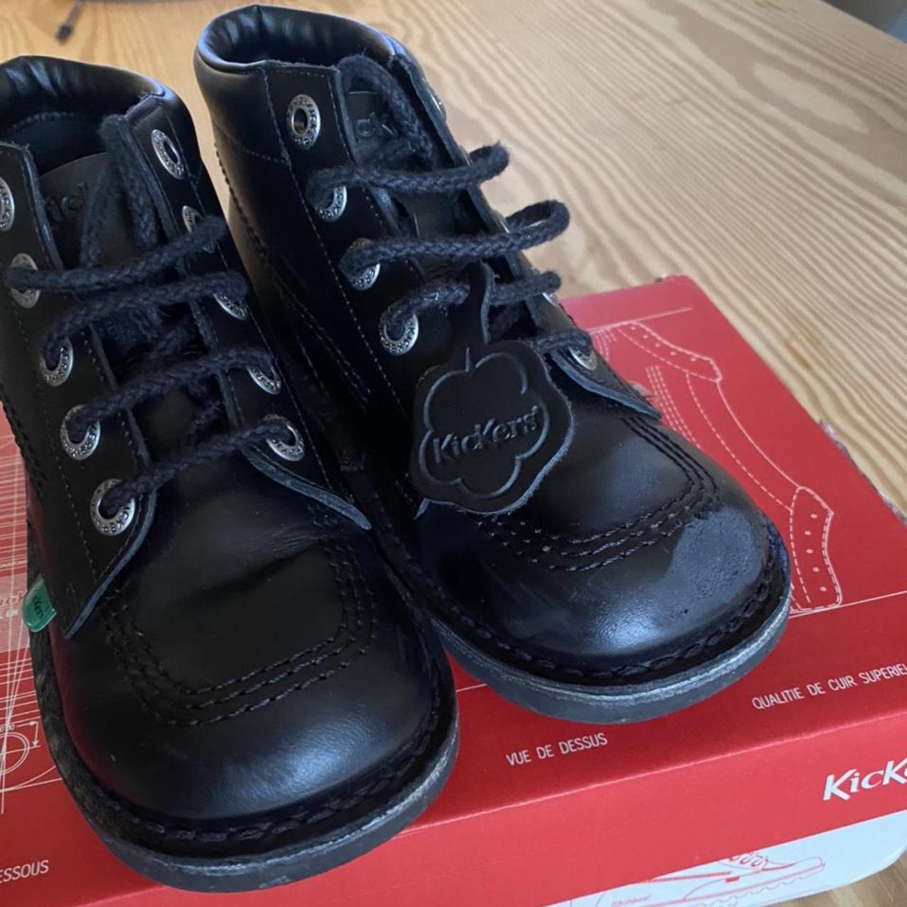 Kickers high top shoes, size 3 They’ve been worn... - Depop