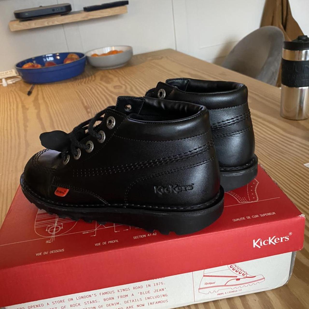 Kickers high top shoes, size 3 They’ve been worn... - Depop