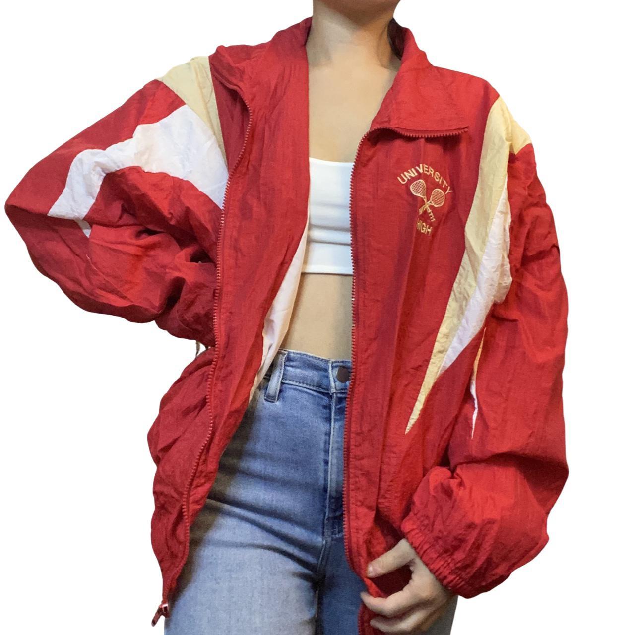 Vintage athletic windbreaker The cutest vintage... - Depop