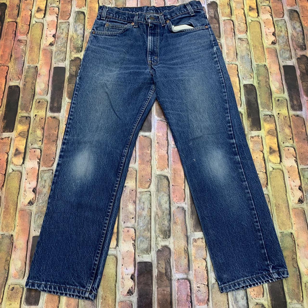 Vintage Levi’s 509 Orange Tab jeans in blue. From... - Depop