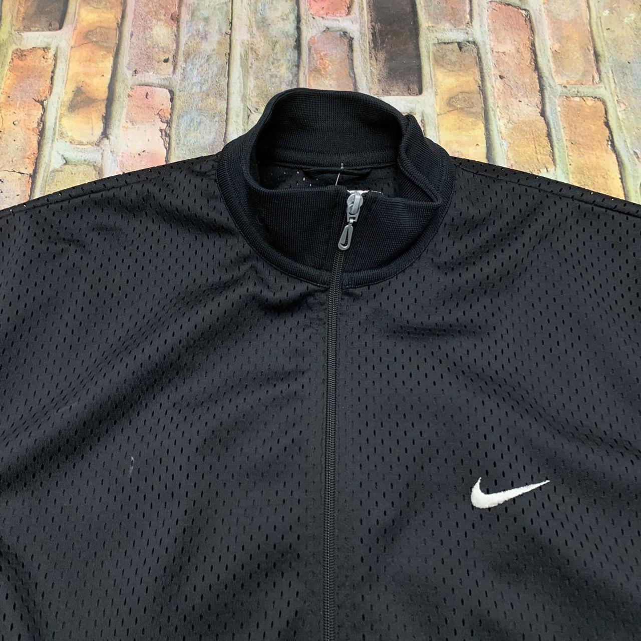 Vintage Nike jacket in black. From 1997. Mens XL.... - Depop