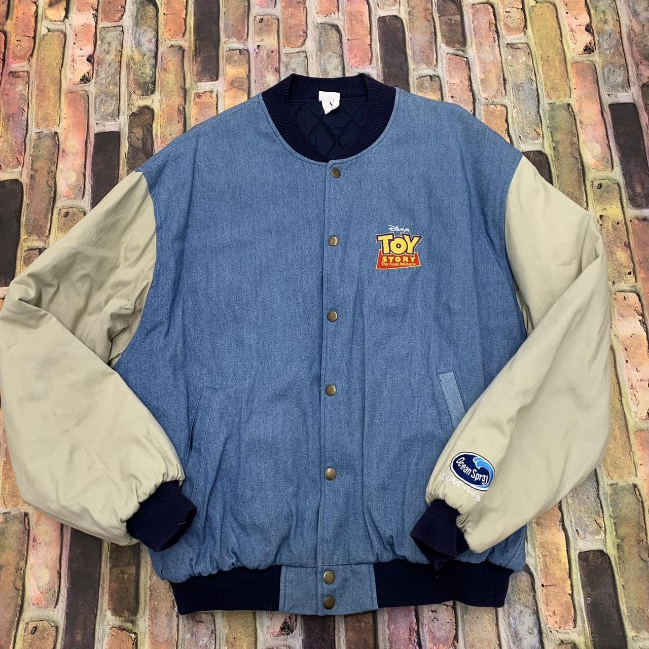 Vintage Disney Toy Story jacket in blue. From 1996... - Depop