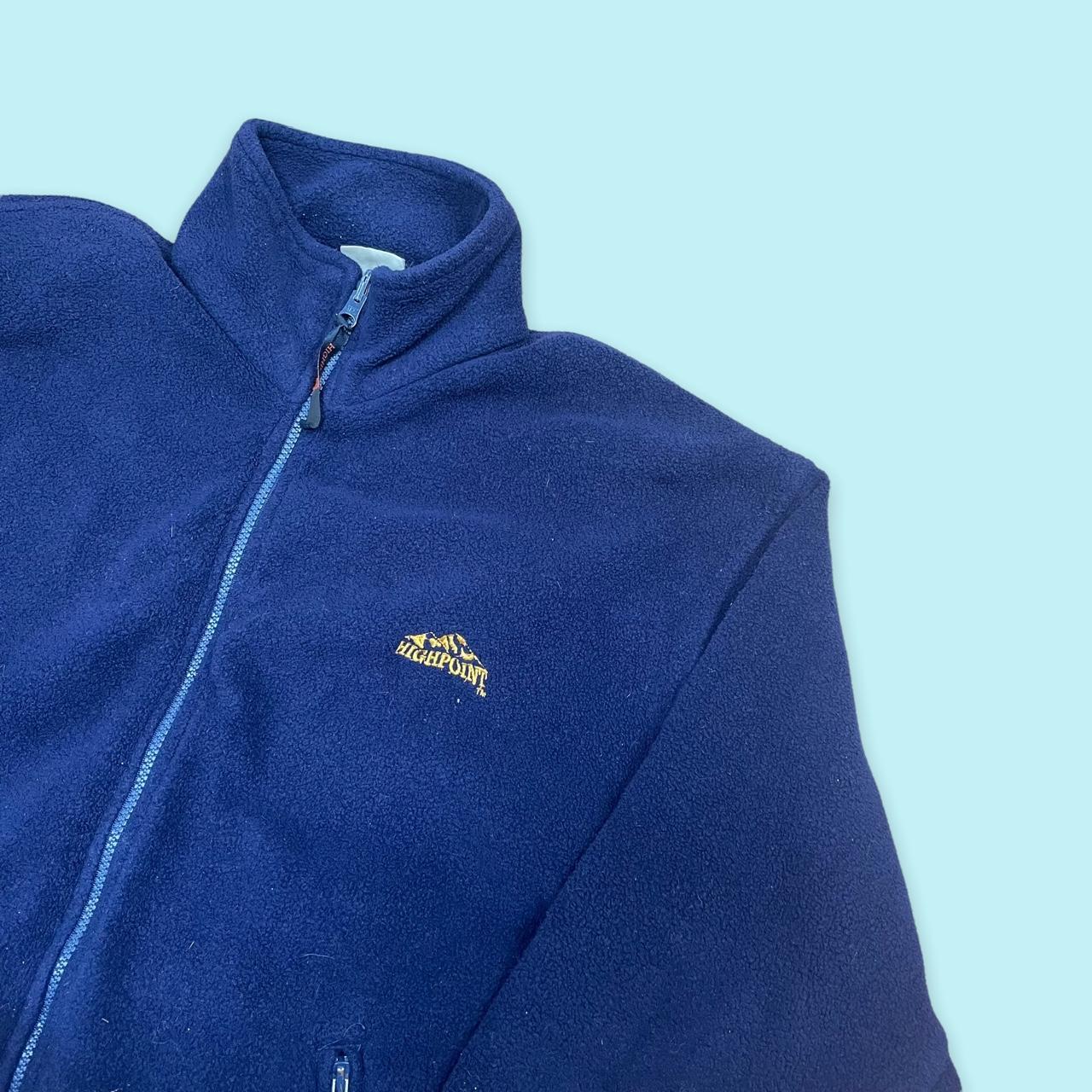 ⛰ Vintage Navy Blue High Mountain Fleece ⛰ Great... - Depop