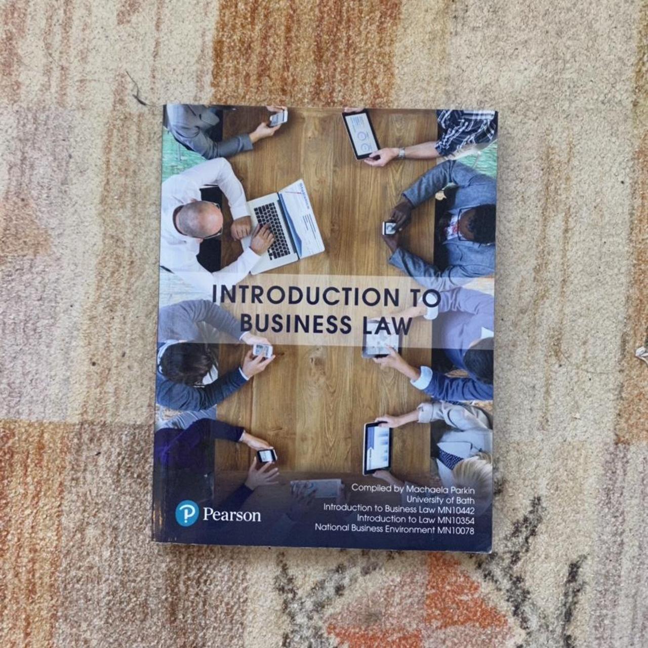 Introduction to business law Degree level Pearson By... - Depop