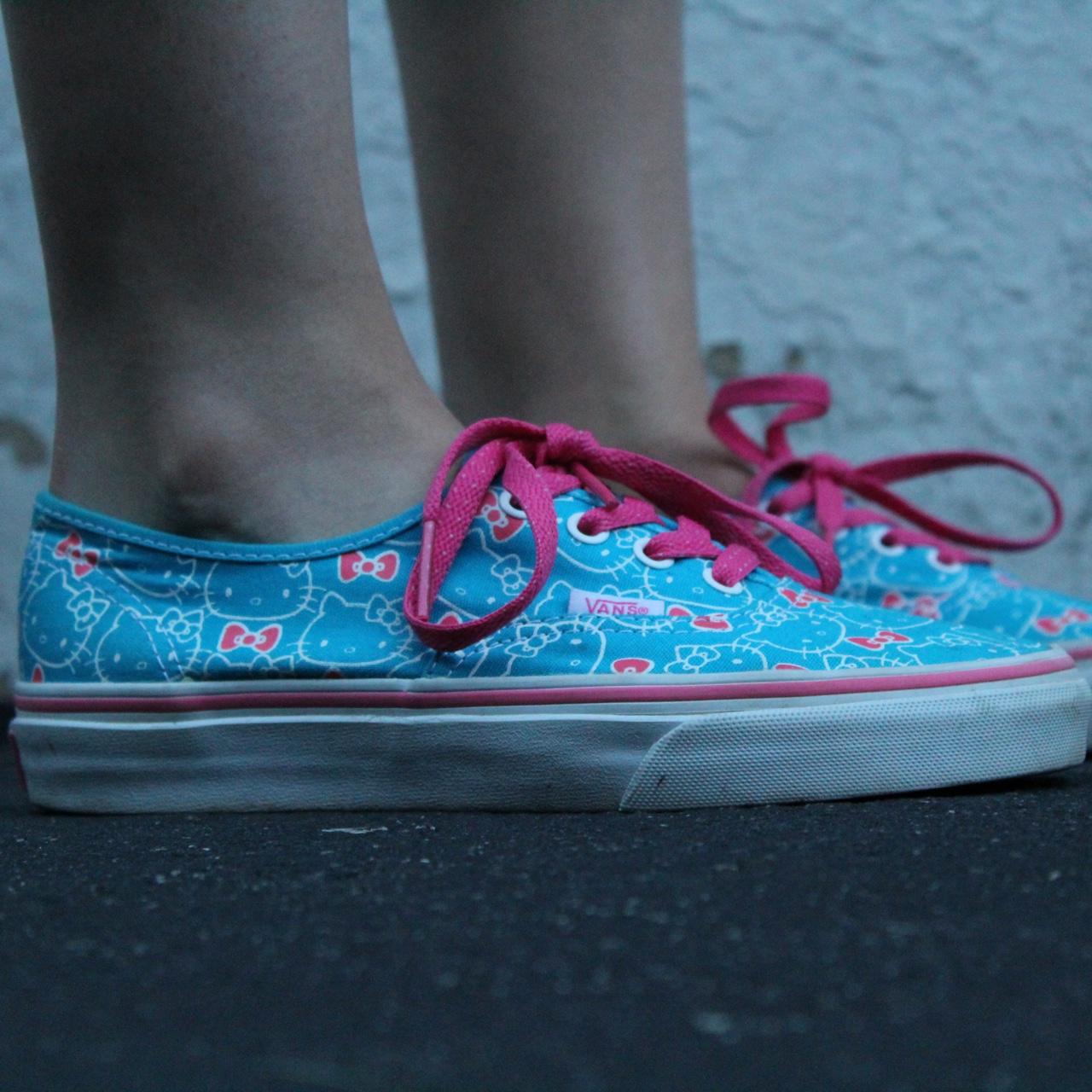 Hello Kitty Vans! Really cute and fun Vans. Slight... - Depop