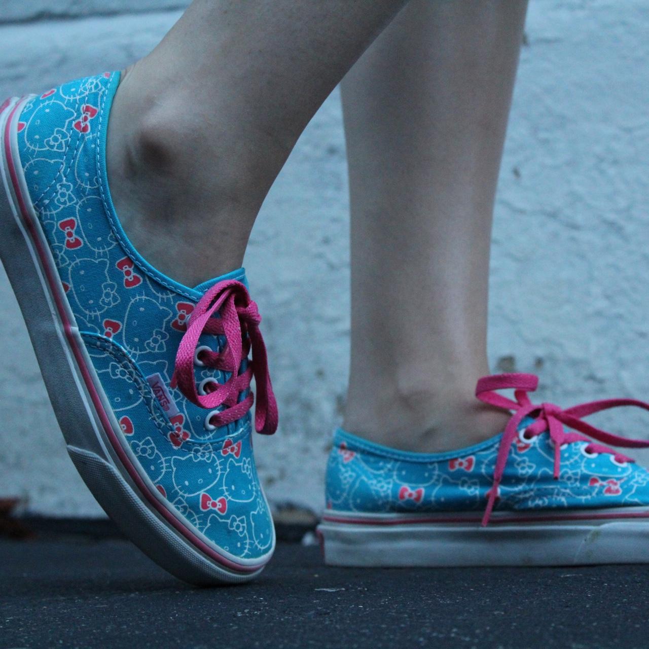 Hello Kitty Vans! Really cute and fun Vans. Slight... - Depop