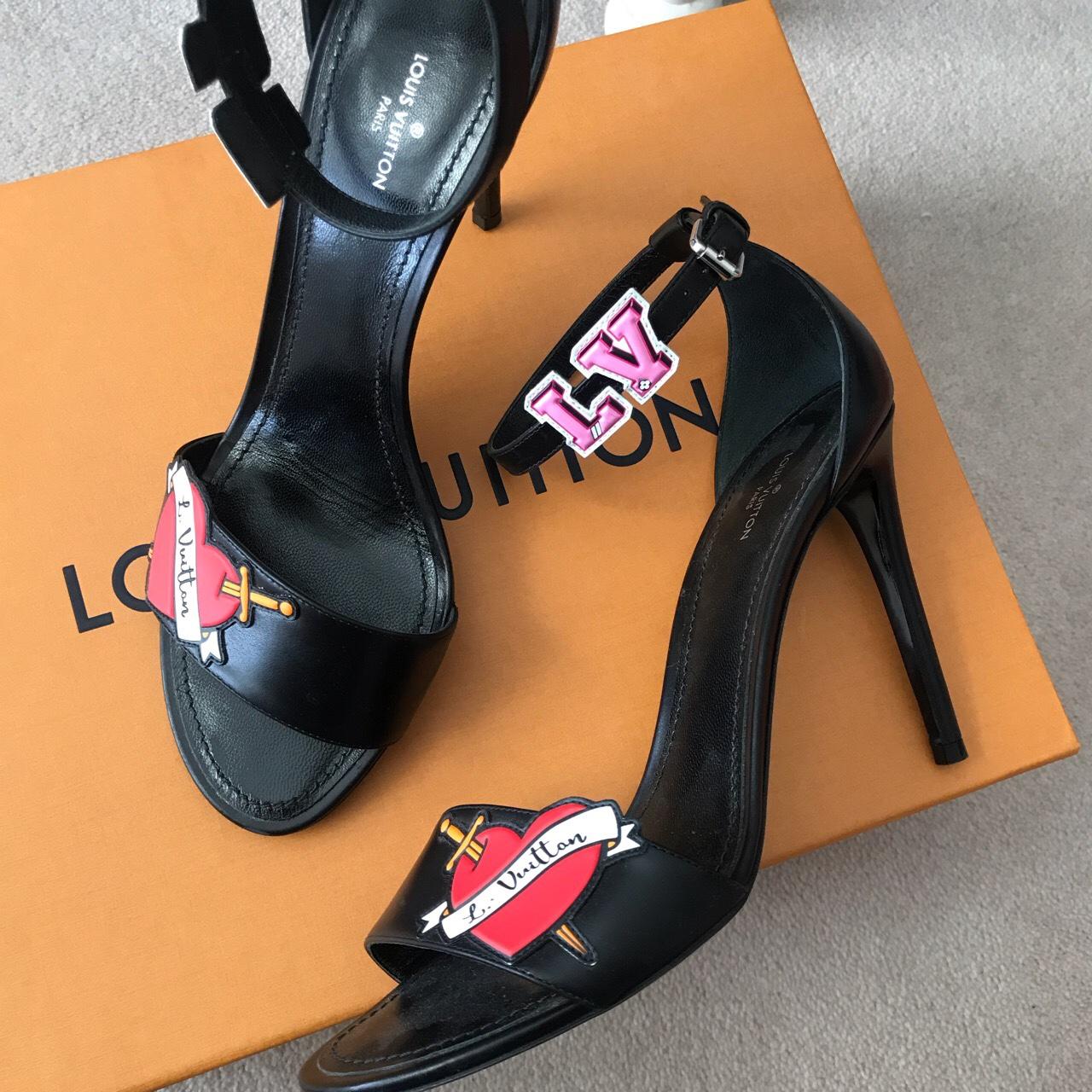 Louis Vuitton Heels • worn handful of time, great... - Depop