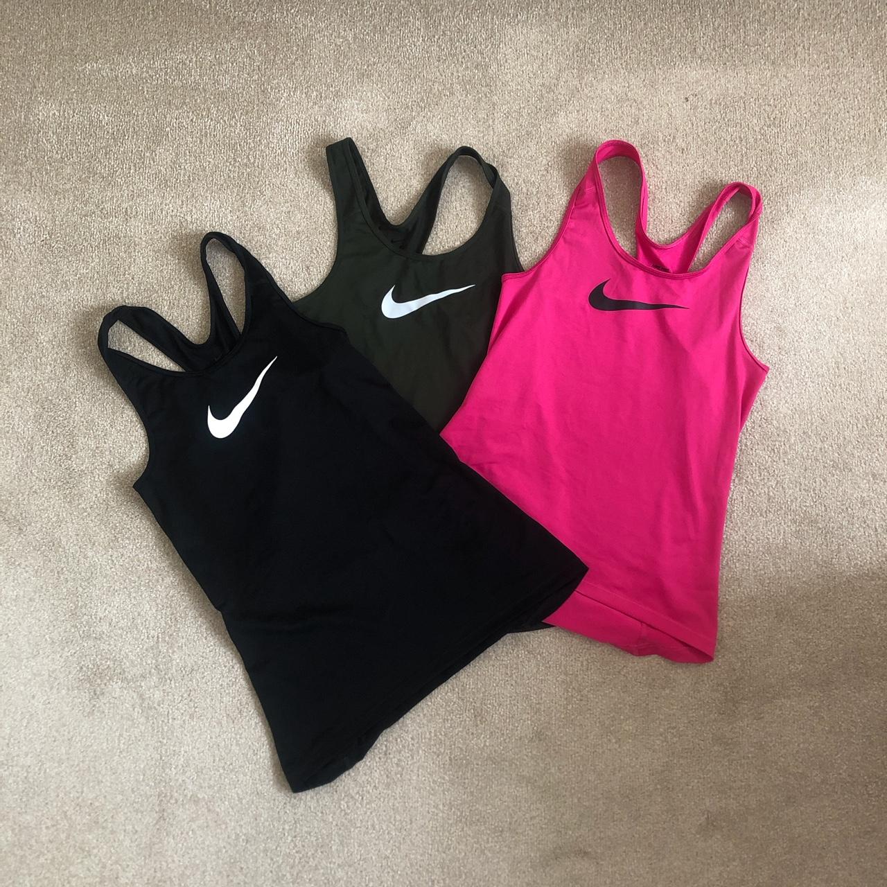 Nike tank top Racer back AVAILABLE : khaki SOLD :... - Depop