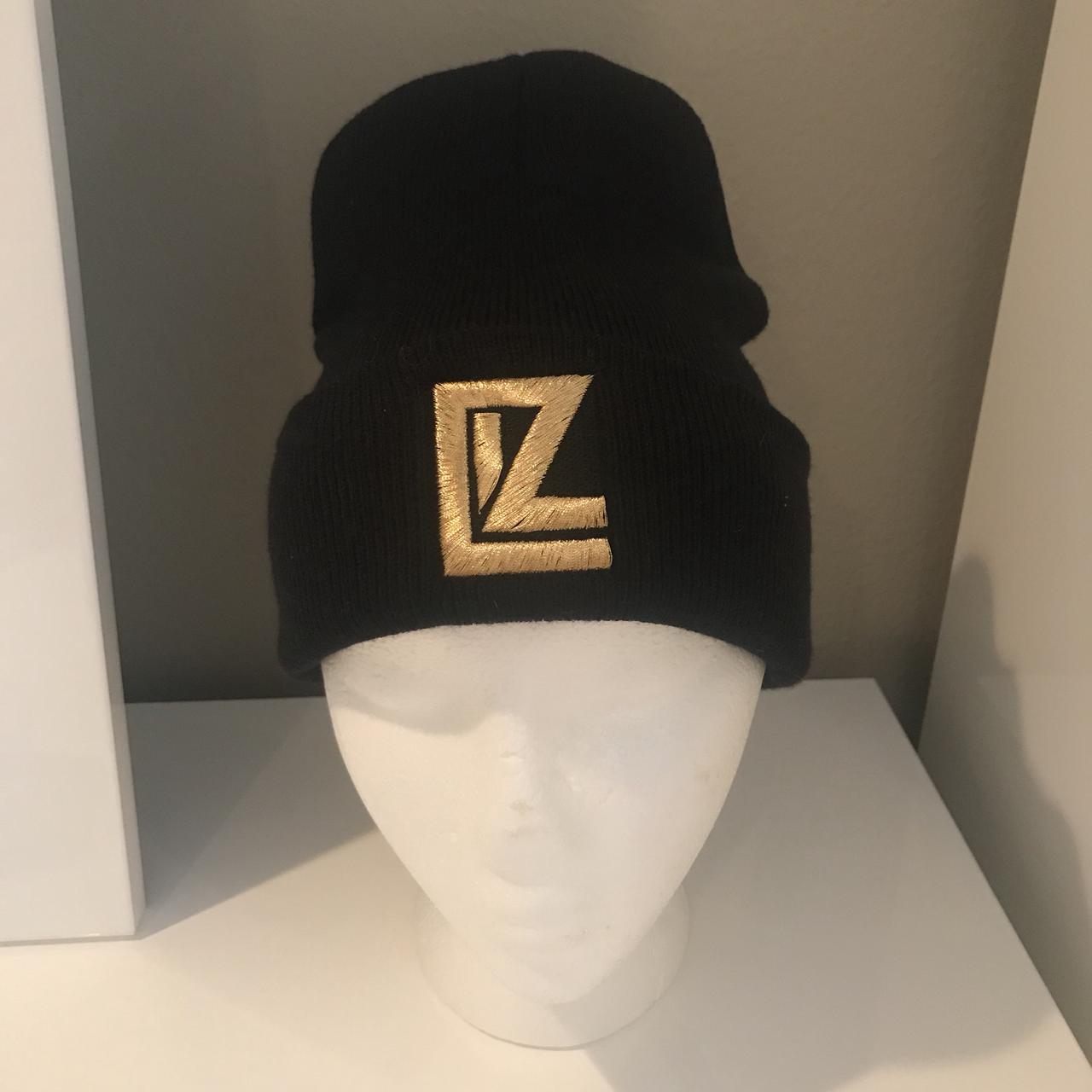 Official LIZ merch! Black and Gold Beanie 🏼 Unisex - Depop