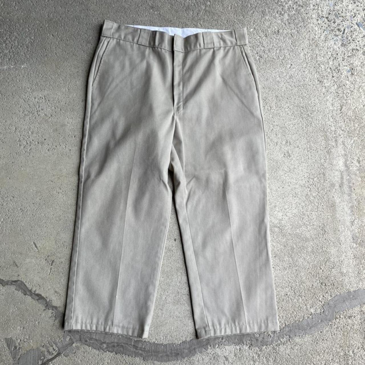 Vintage Dickies Tan Work Pants Good Overall Depop