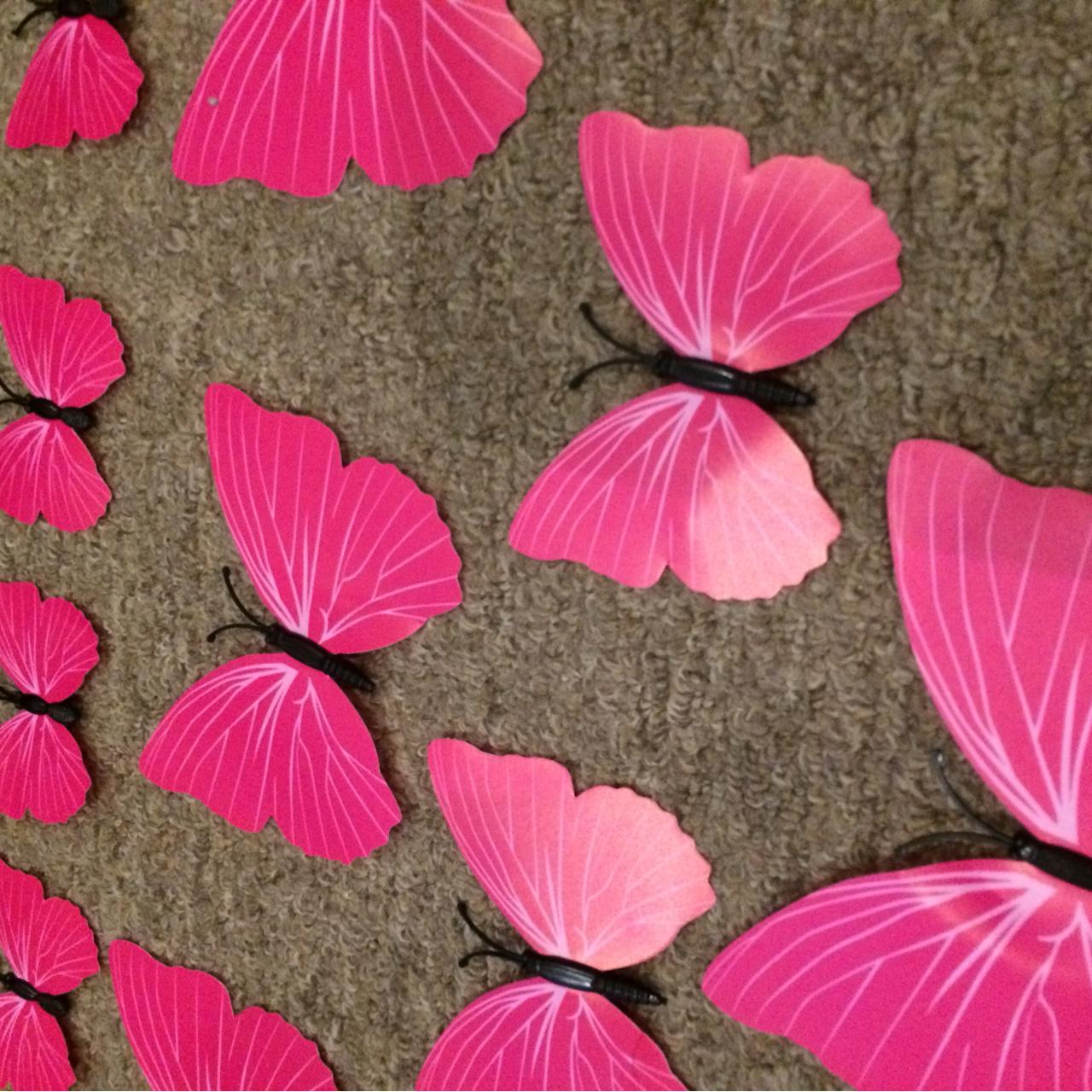 Pink butterflies bundle brand new in packaging... - Depop