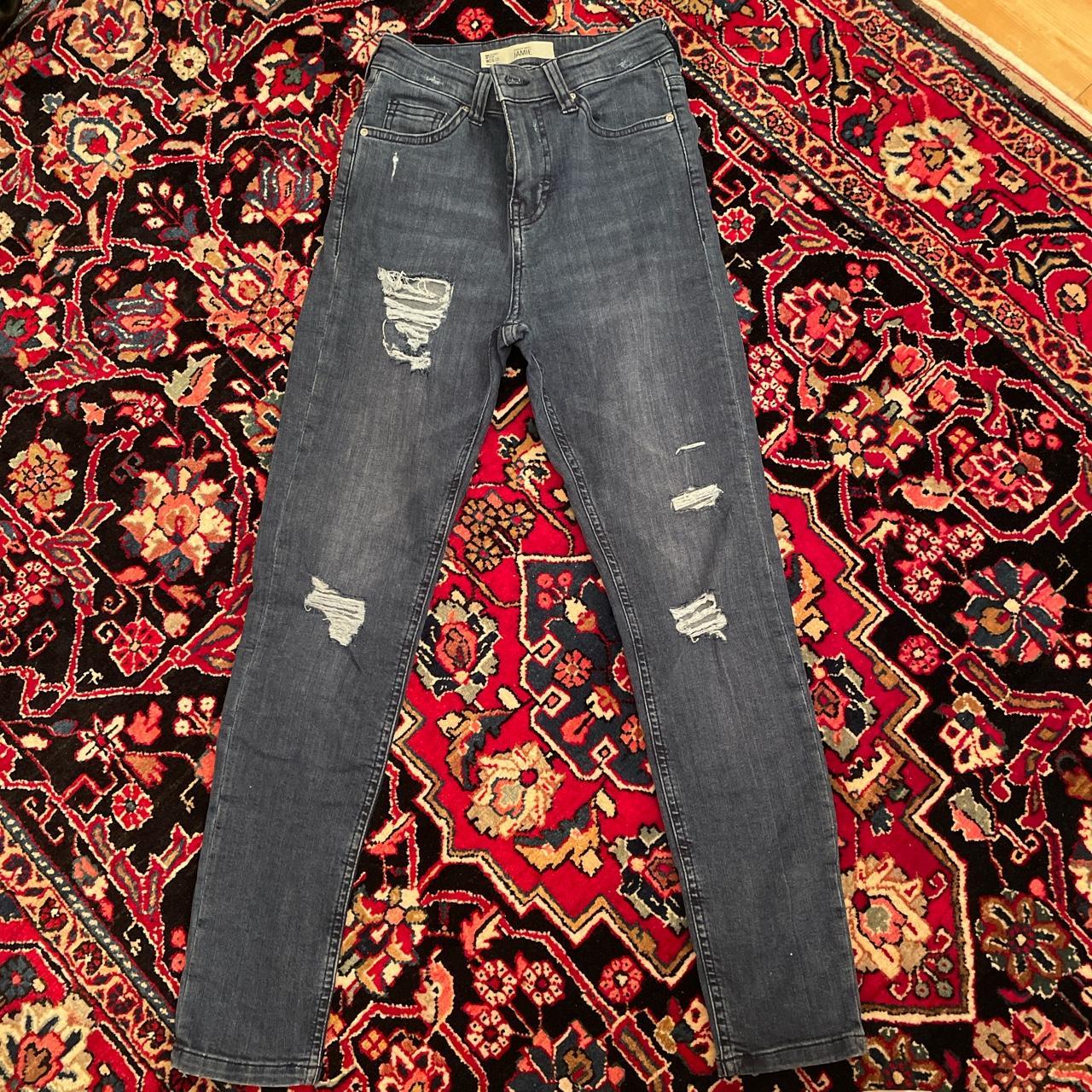 Topshop Jamie Ripped Jeans Such a nice fit, worn... - Depop