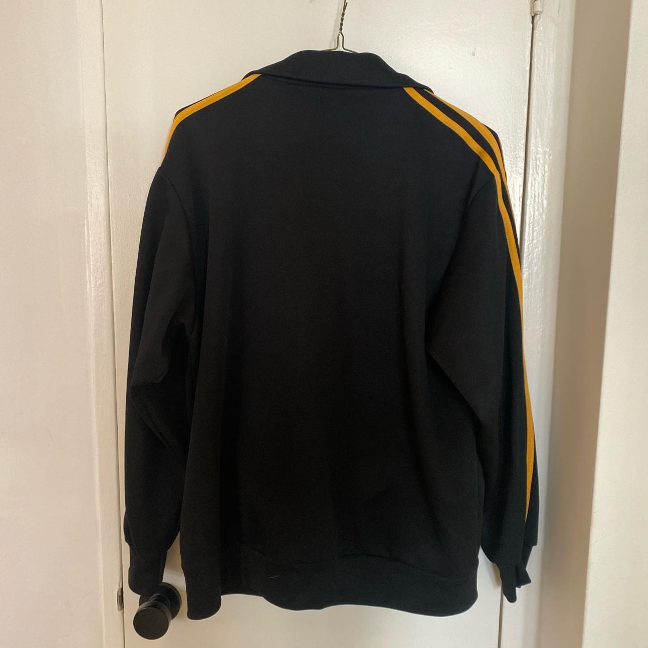 Diesel Men's Black and Yellow Jacket | Depop