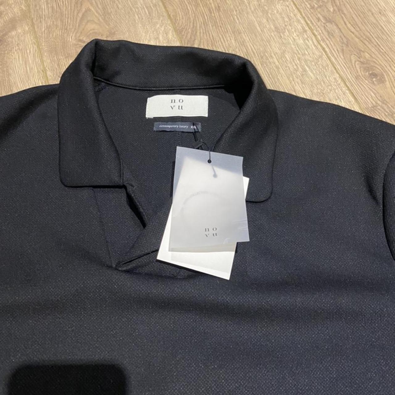 Novu Collection Polo - Black Never worn - missed... - Depop