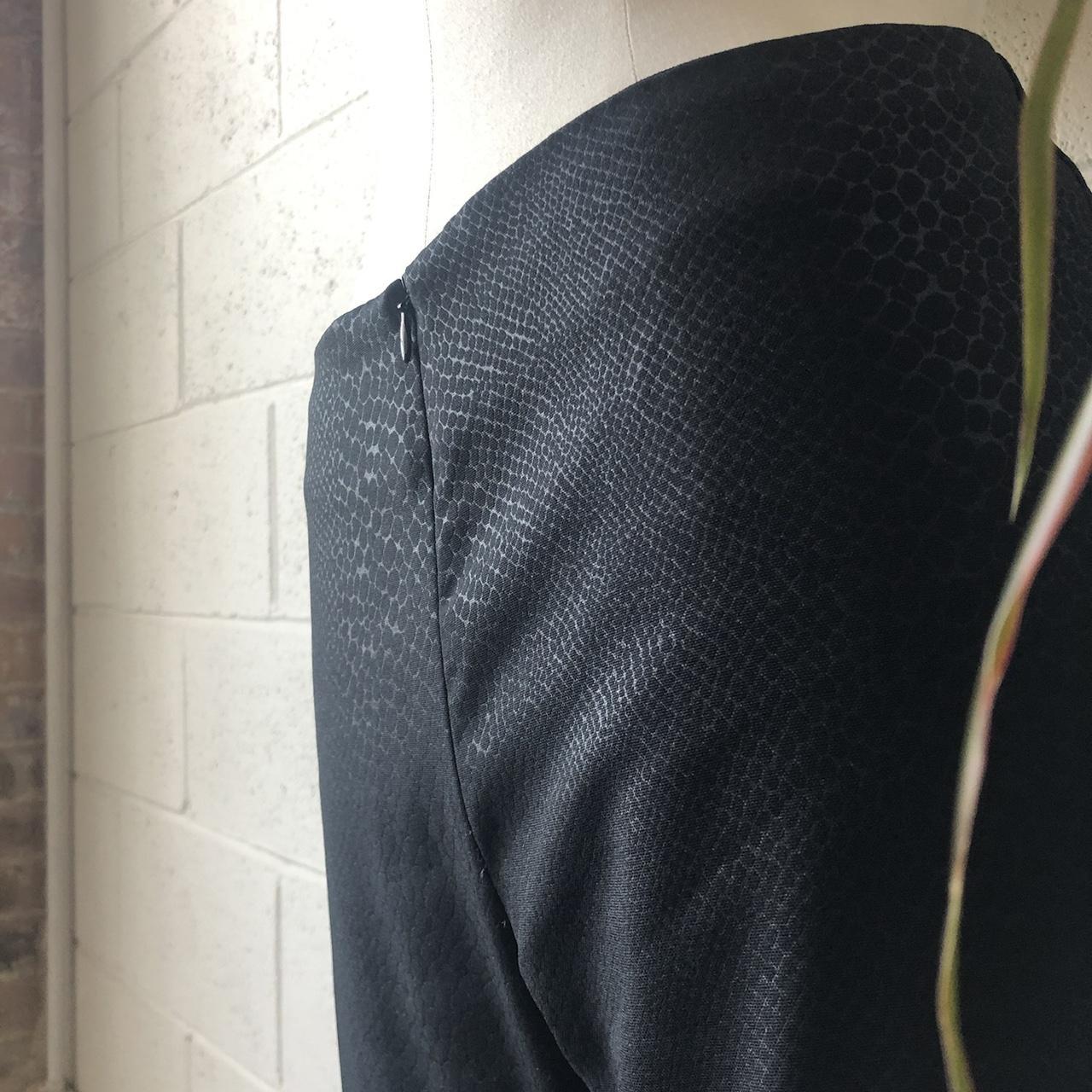 90s JOU JOU Mid Rise Black Snakeskin Patterned... - Depop