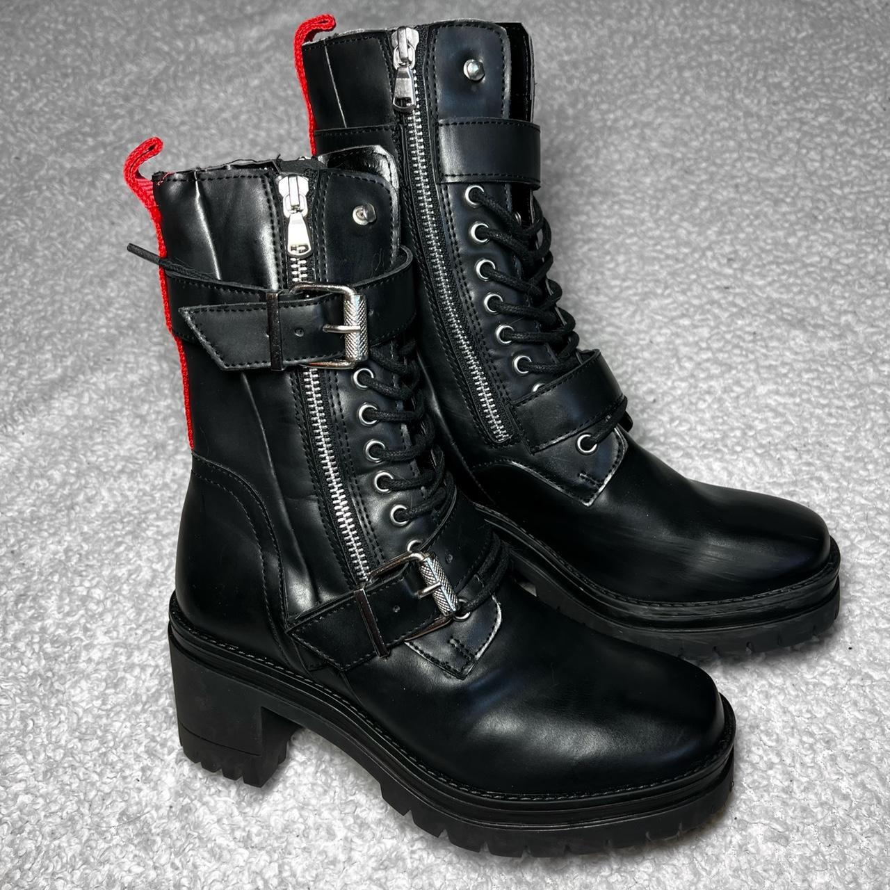Charles David leather boots These are so cute they... - Depop