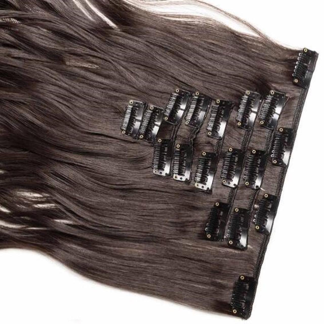 New 24 inches synthetic fiber clip in hair... - Depop