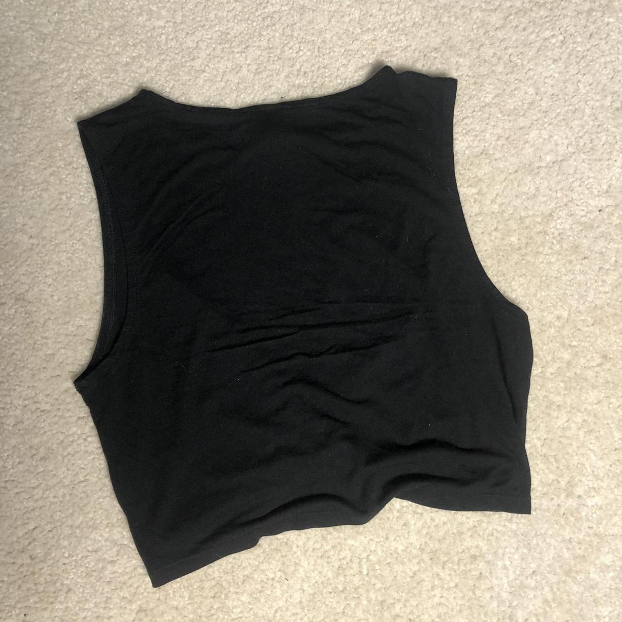 H&M cropped tank 🖤 Measurements: Pit to pit:... - Depop