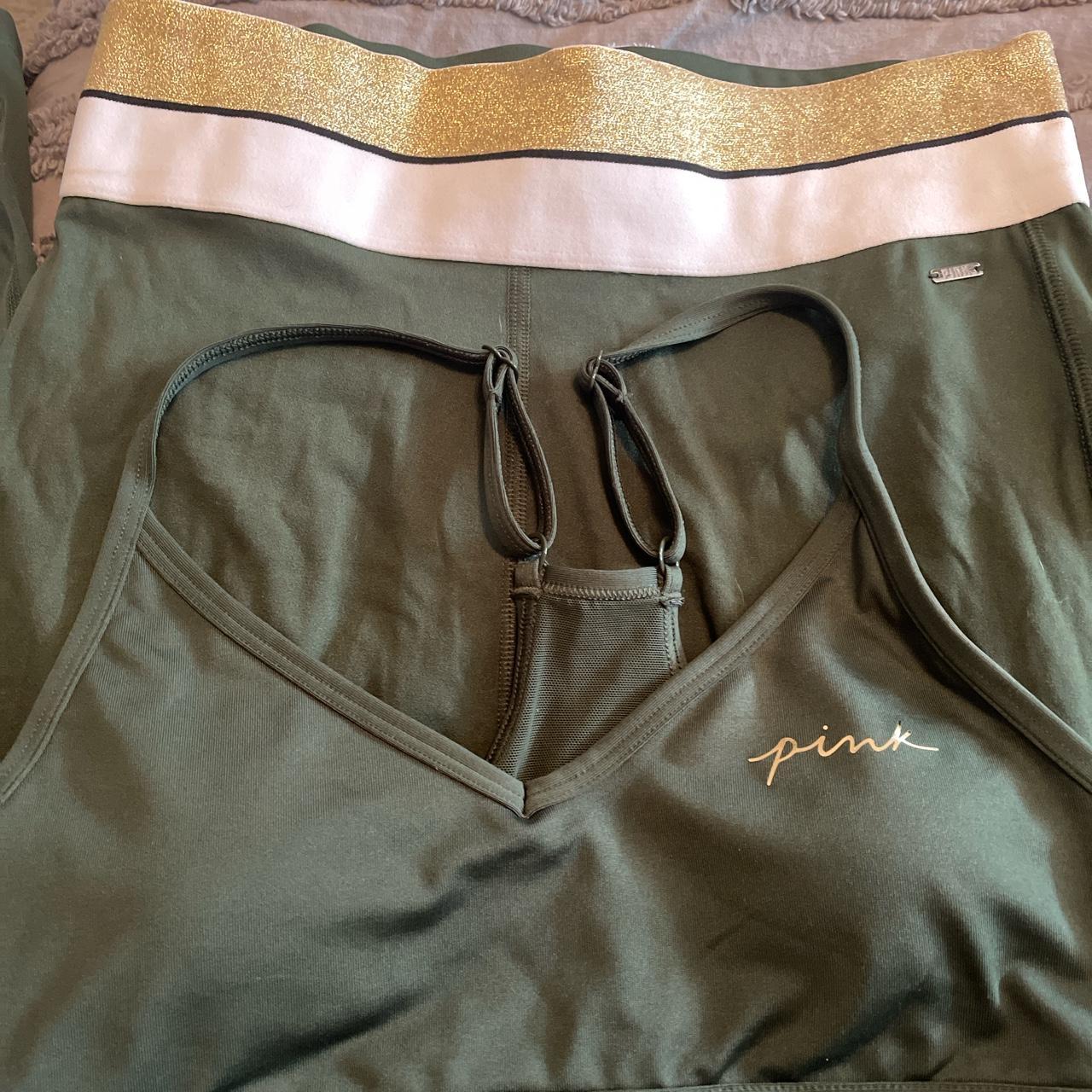 Victorias Secret gym co ord. both size small worn... - Depop