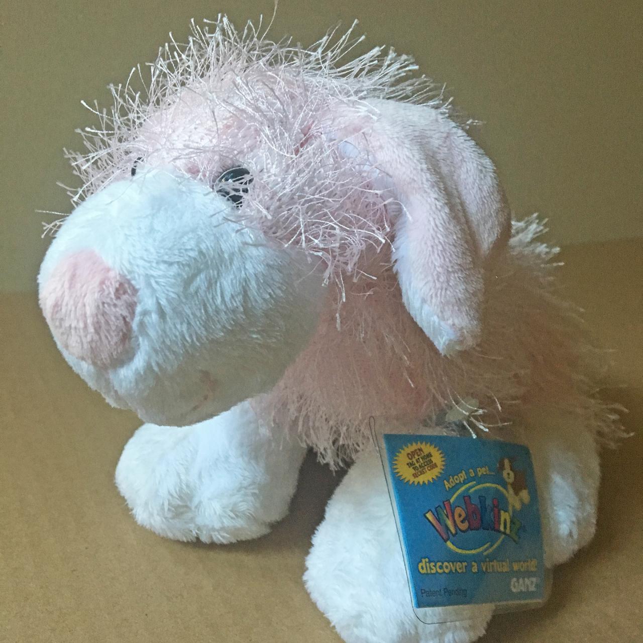 RARE & Retired Webkinz "Pink & White Dog" --... | Depop