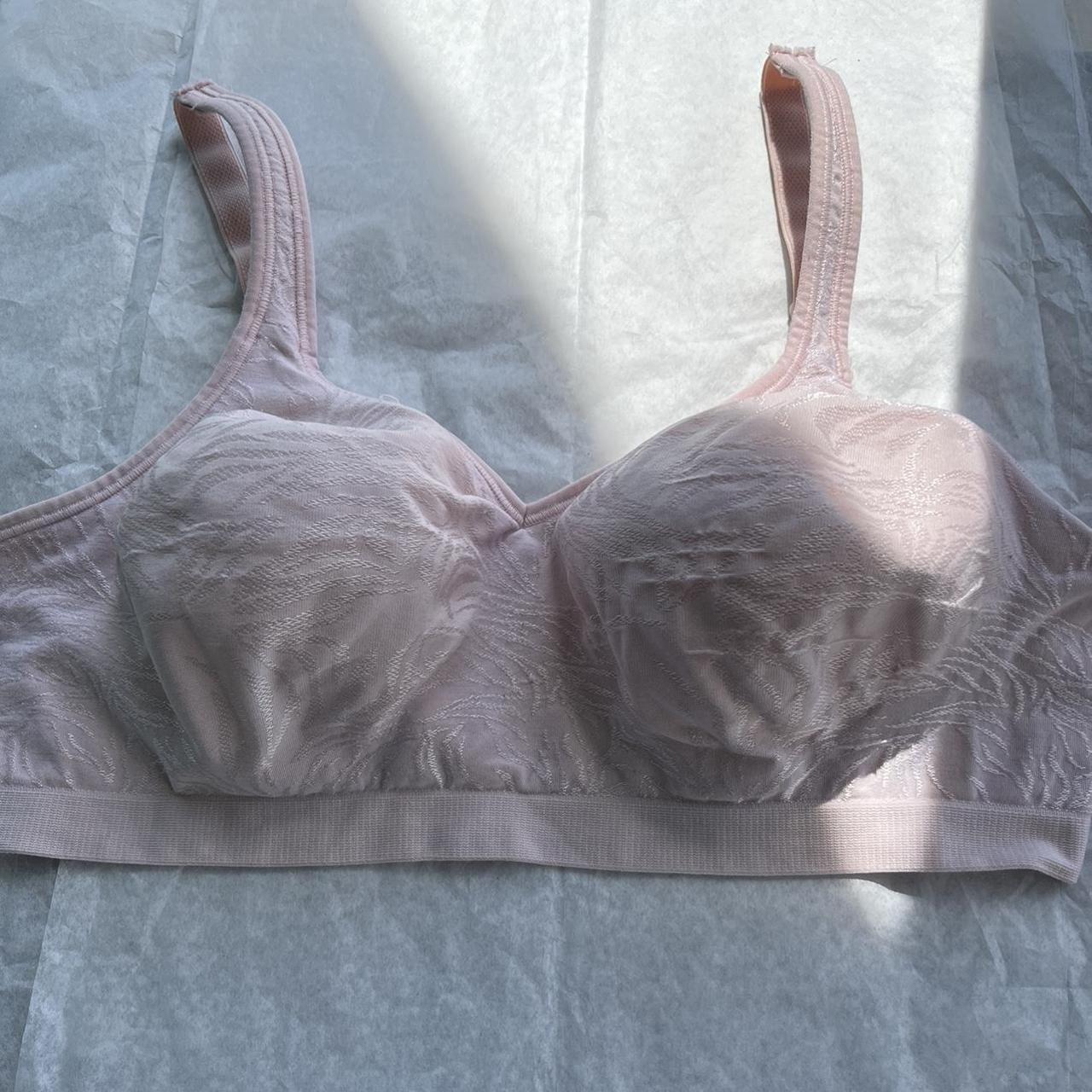 Women’s Playtex Pink Wireless Bra in size 40B.... - Depop