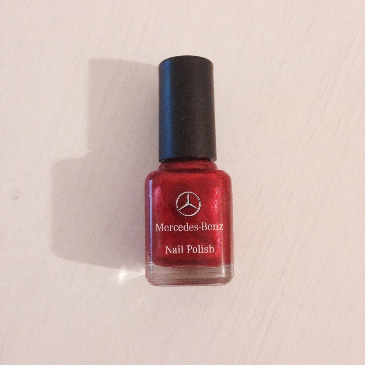 Mercedes-Benz nail polish, a shiny 'zirkon red' 💅 to... - Depop