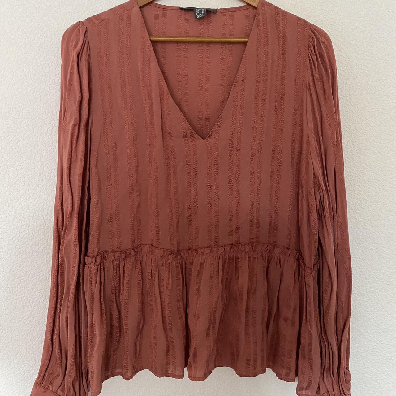 Primark Women's Pink Blouse | Depop