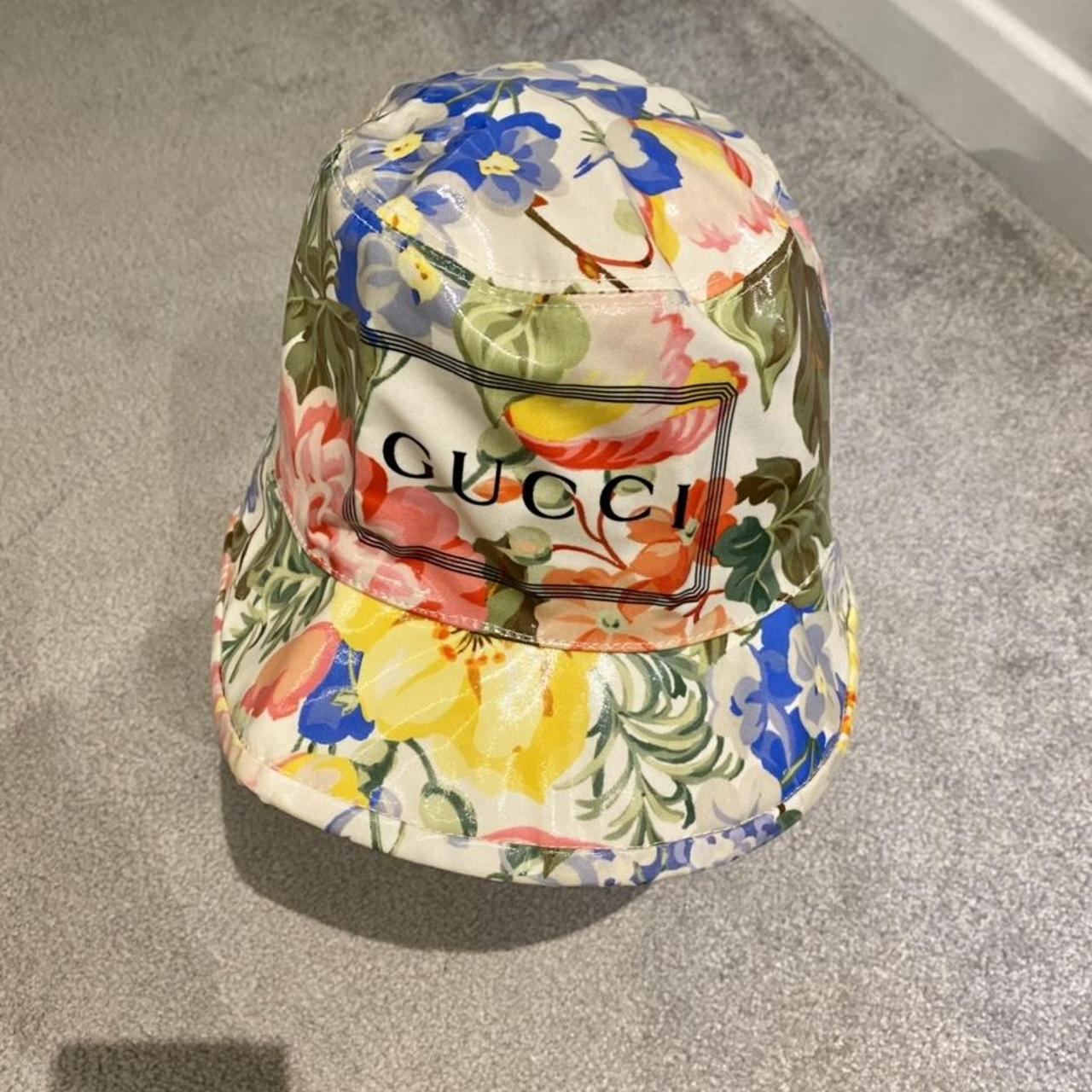 Gucci unisex floral bucket hat 100%authentic - Depop