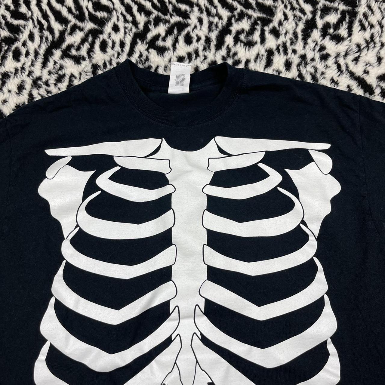Super adorable y2k cyber indie grunge goth skeleton... - Depop