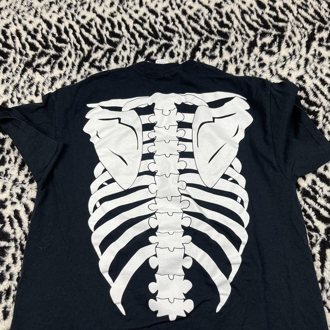 Super adorable y2k cyber indie grunge goth skeleton... - Depop