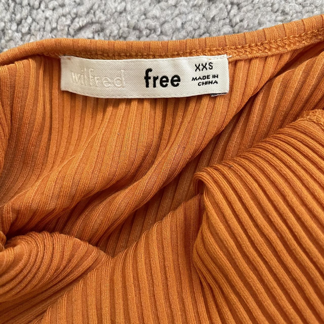 Orange Artizia Wilfred Free Body Suit only Worn once... - Depop