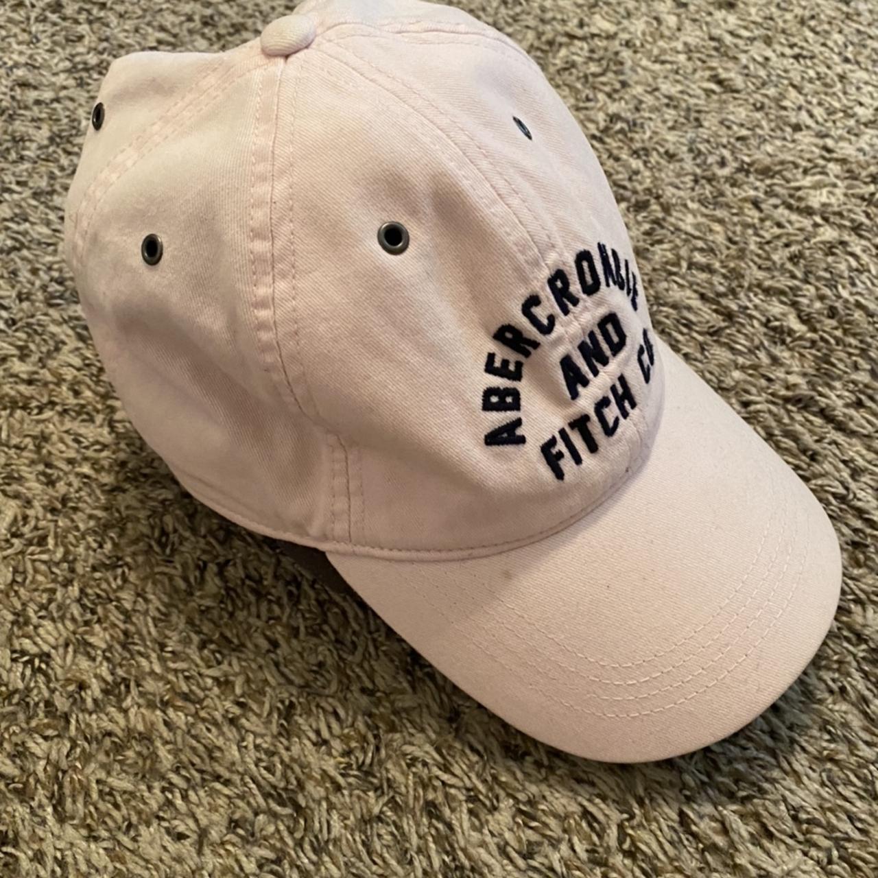 Abercrombie & Fitch Pastel Pink Baseball... - Depop