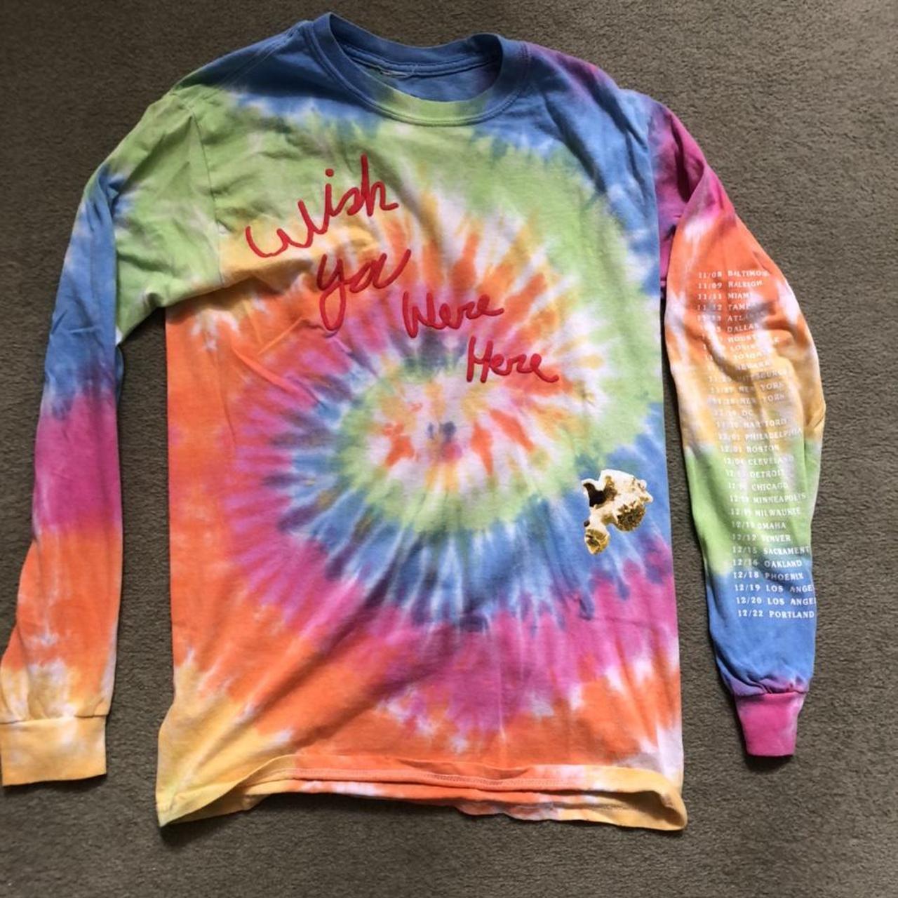 travis scott astroworld wish you were here rainbow... - Depop