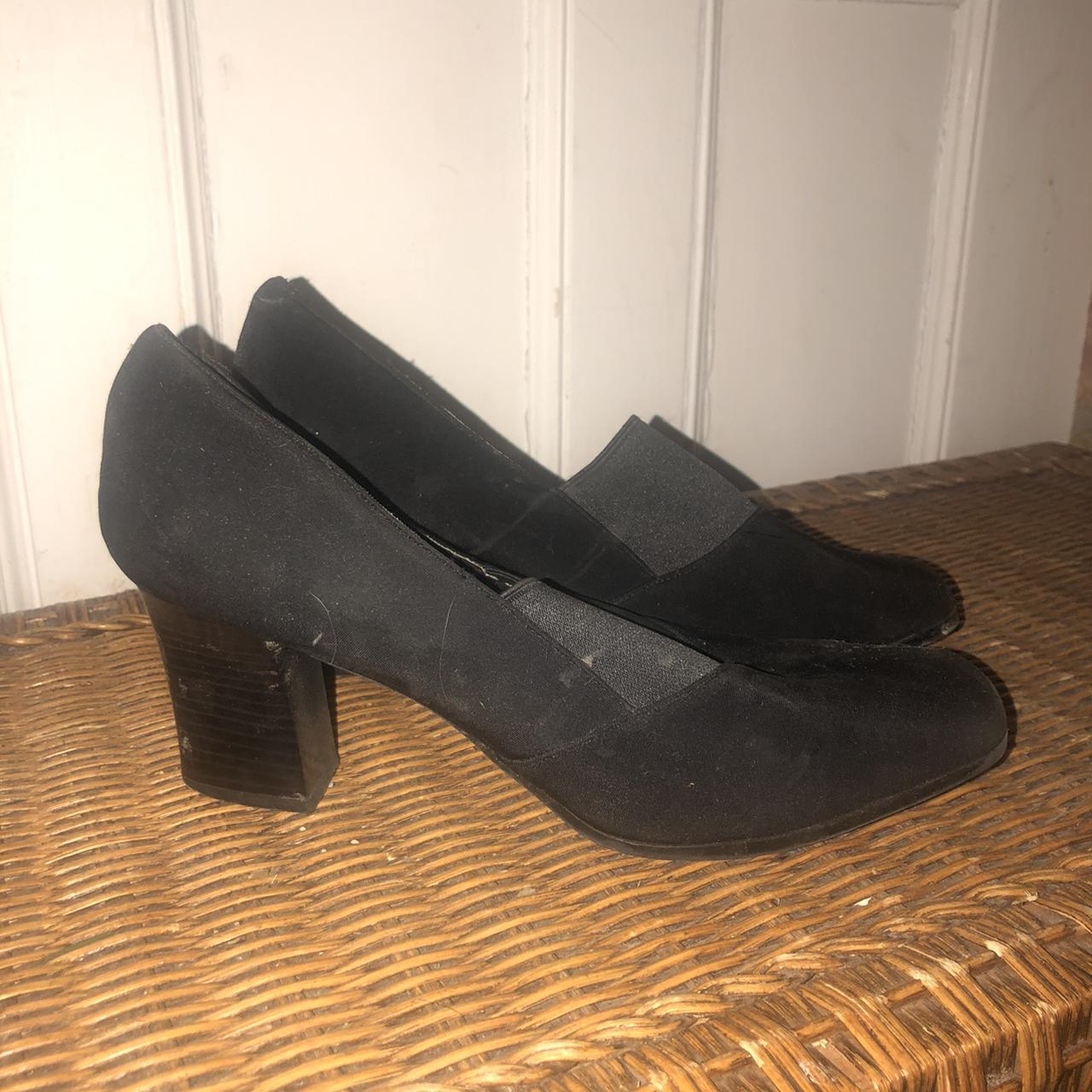 Like this 📦 $11 Cute black heels - Size 10 - In... - Depop