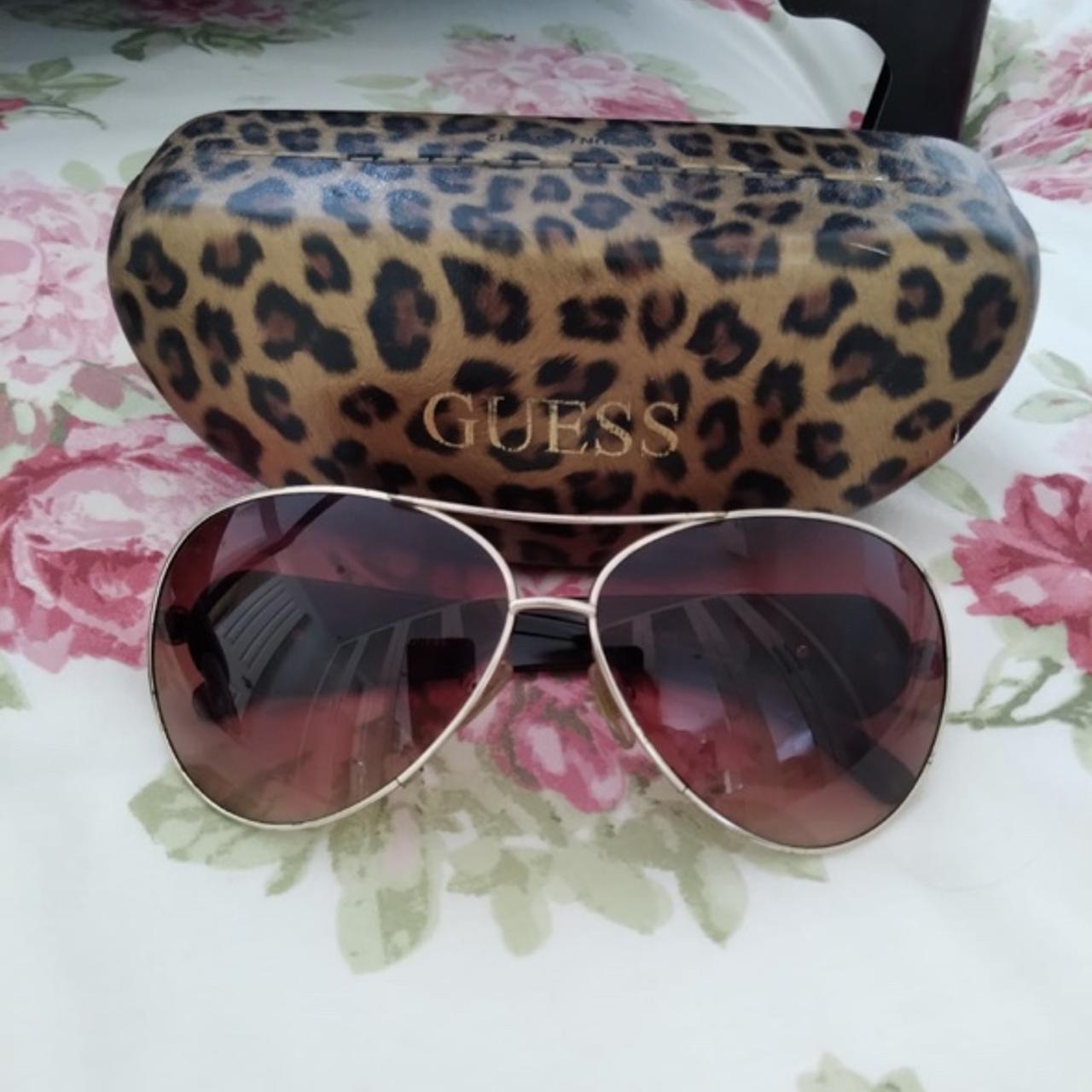 Bronze guess sunglasses x Designer sunglasses... - Depop