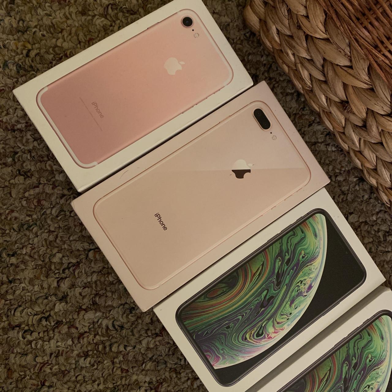 iPhone BOXES ONLY 5 total Message me for which one... - Depop