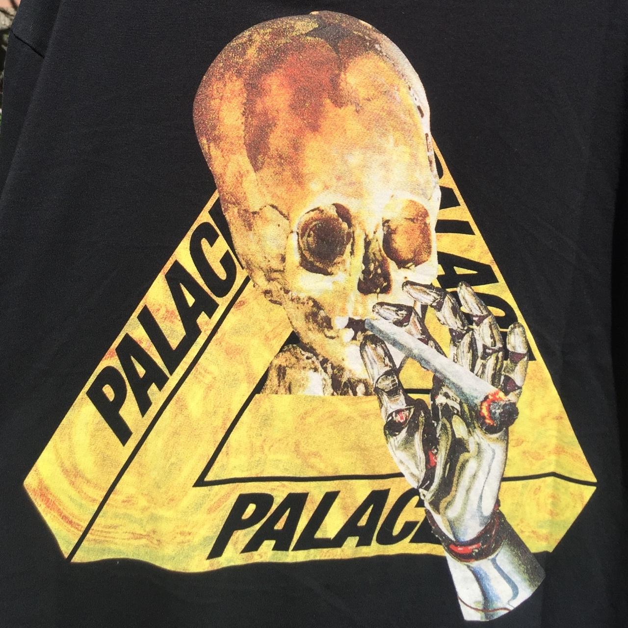 Palace Skeledon LS - DS - SS17 - XL - Black - by far... | Depop