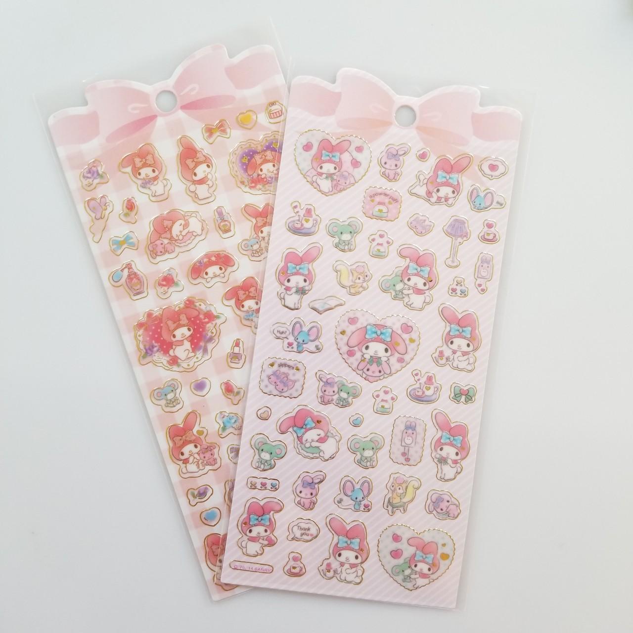 My Melody Sticker Sheet Set... - Depop