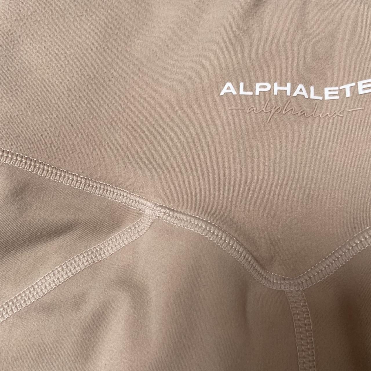 Alphalete Alphalux leggings in tan Size XS There... - Depop