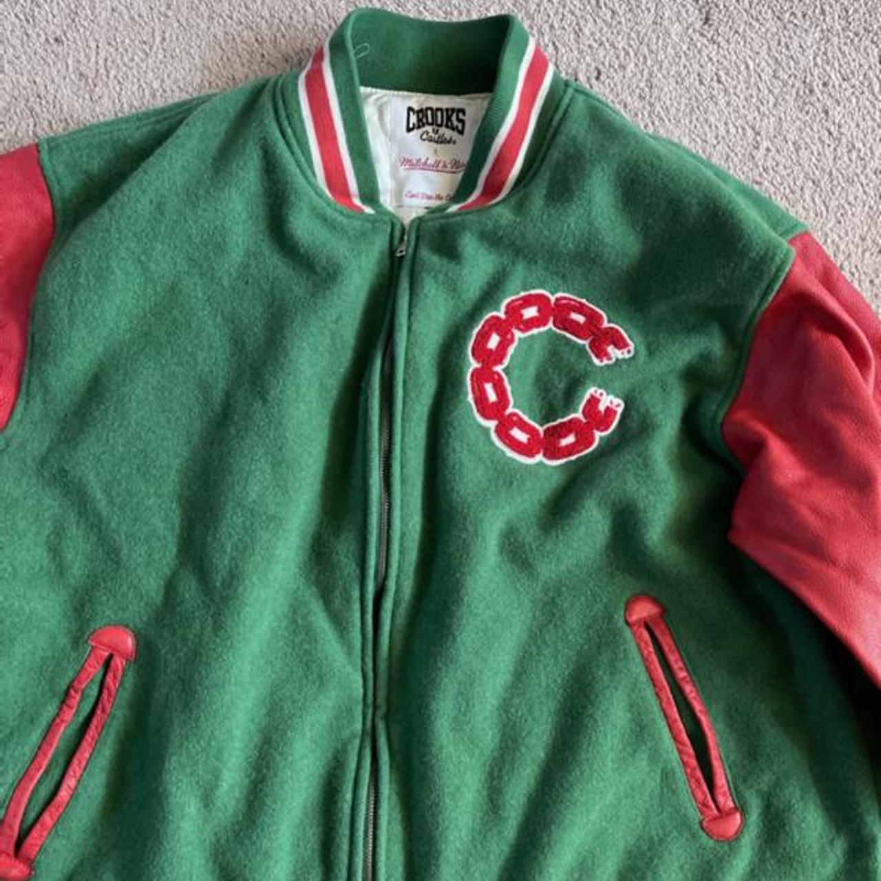 Crooks and castles x Mitchell and ness XL- rare only... - Depop