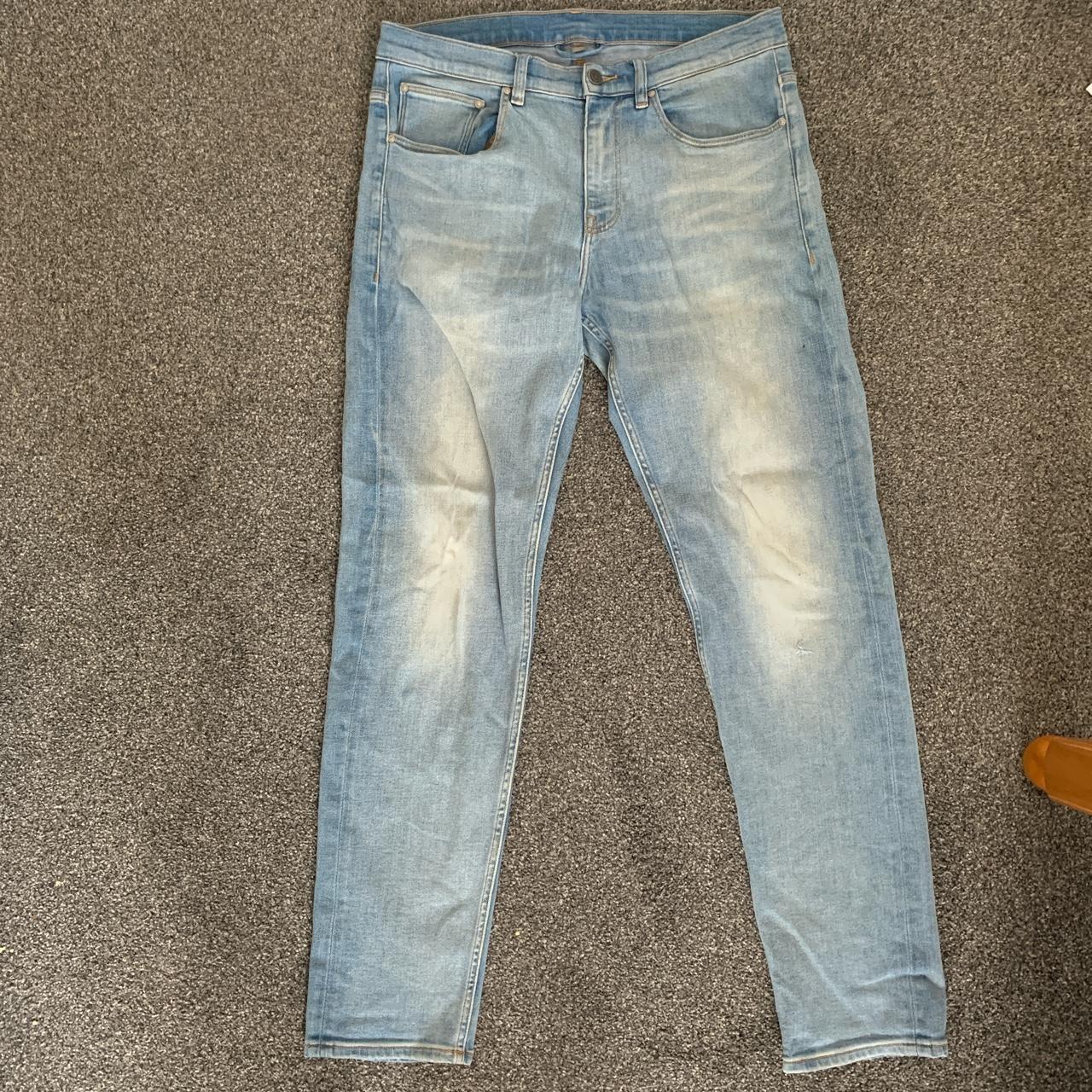 Light blue faded asos jeans Size W32 L34 Good... - Depop