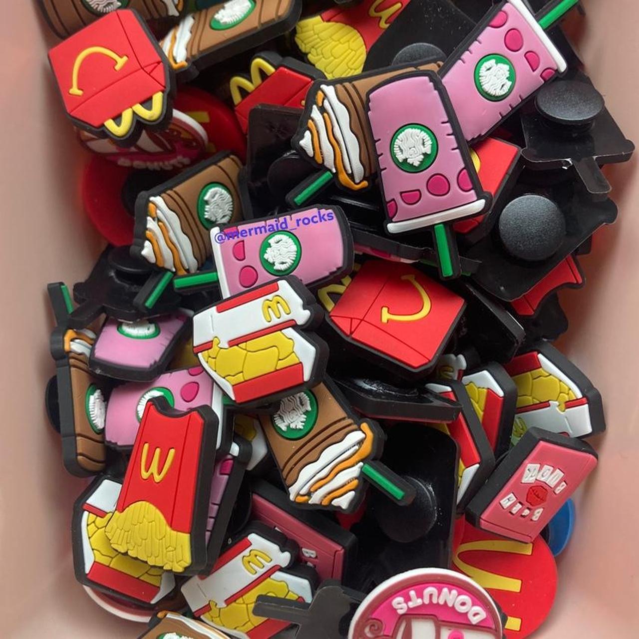 Crocs shoe charm pink MEAN GIRLS burn book jibbitz... - Depop