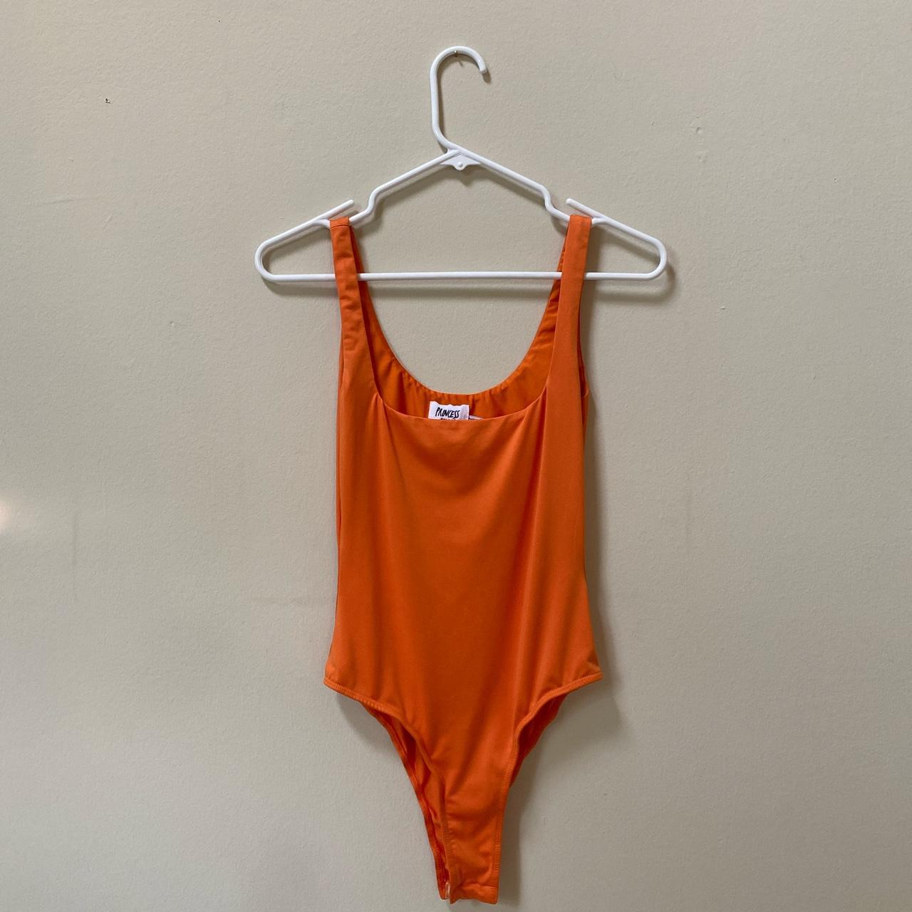 Princess Polly Women's Orange Bodysuit | Depop
