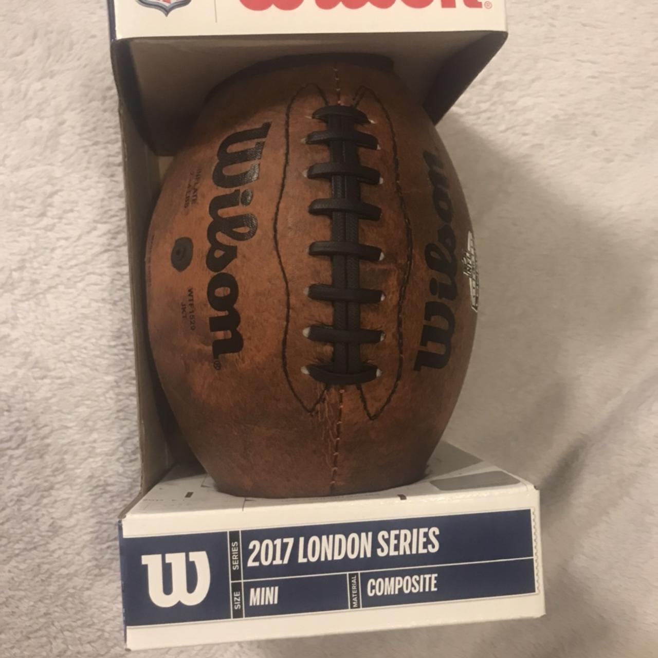 NFL LONDON GAMES 2017 MINI COMPOSITE BALL... - Depop