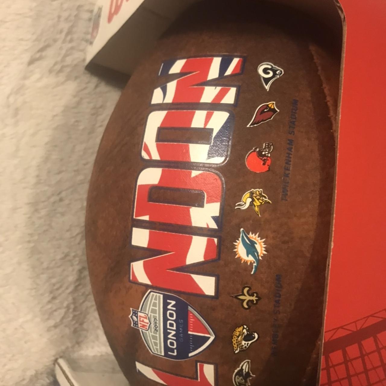 NFL LONDON GAMES 2017 MINI COMPOSITE BALL... - Depop
