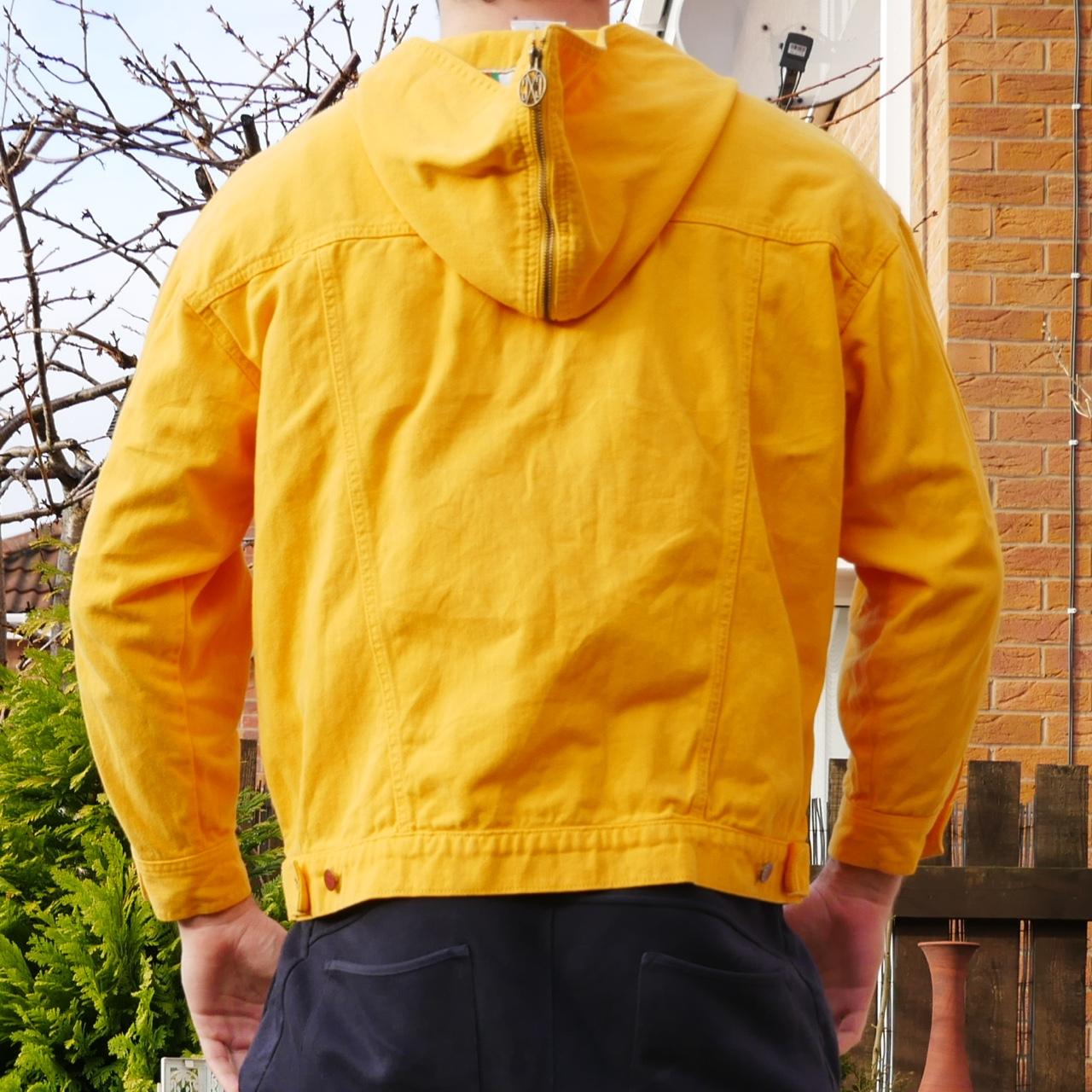 CROSS COLOURS 🇺🇸 Yellow Denim Jacket. Academic... | Depop