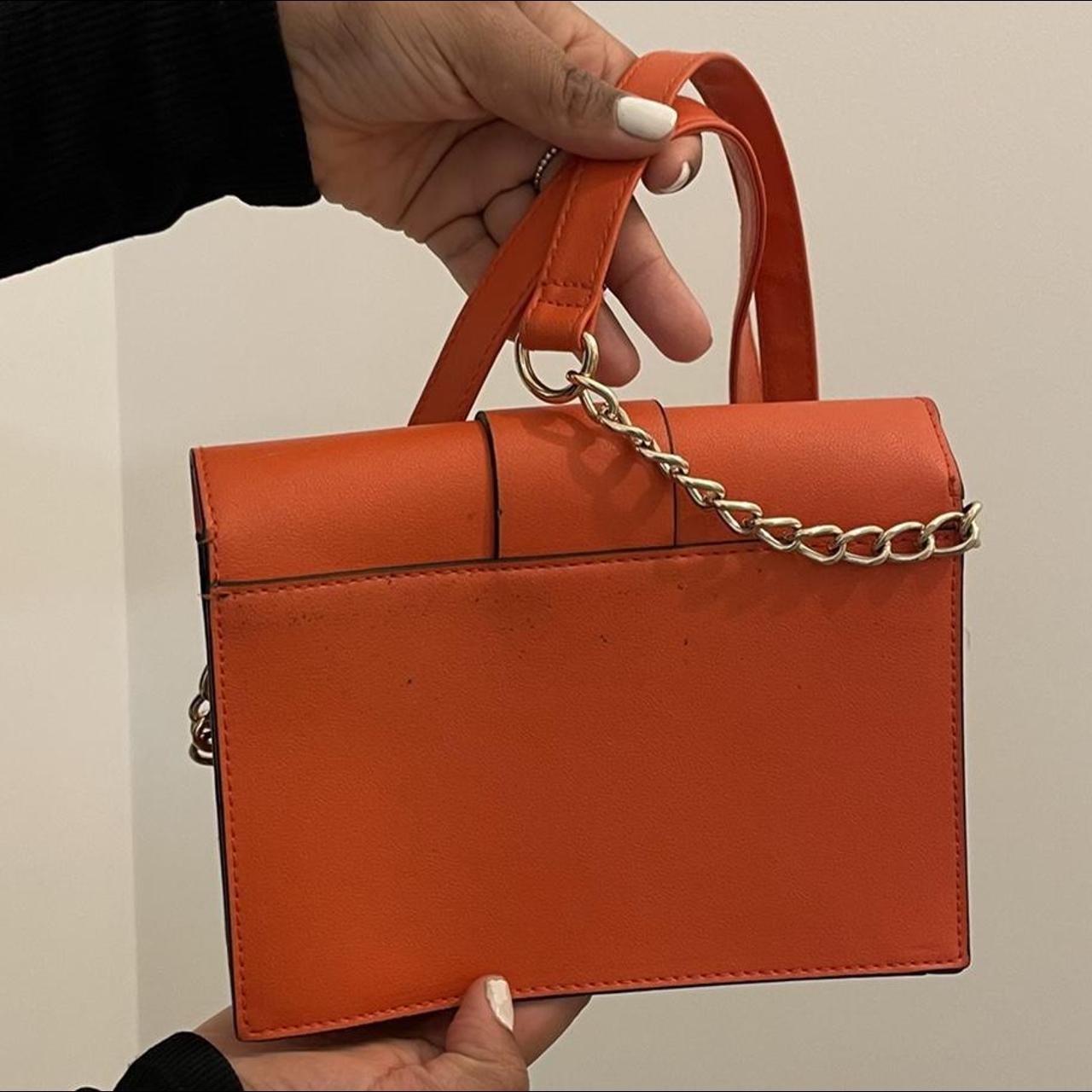 Beautiful orange cross-body bag Fairly new... - Depop