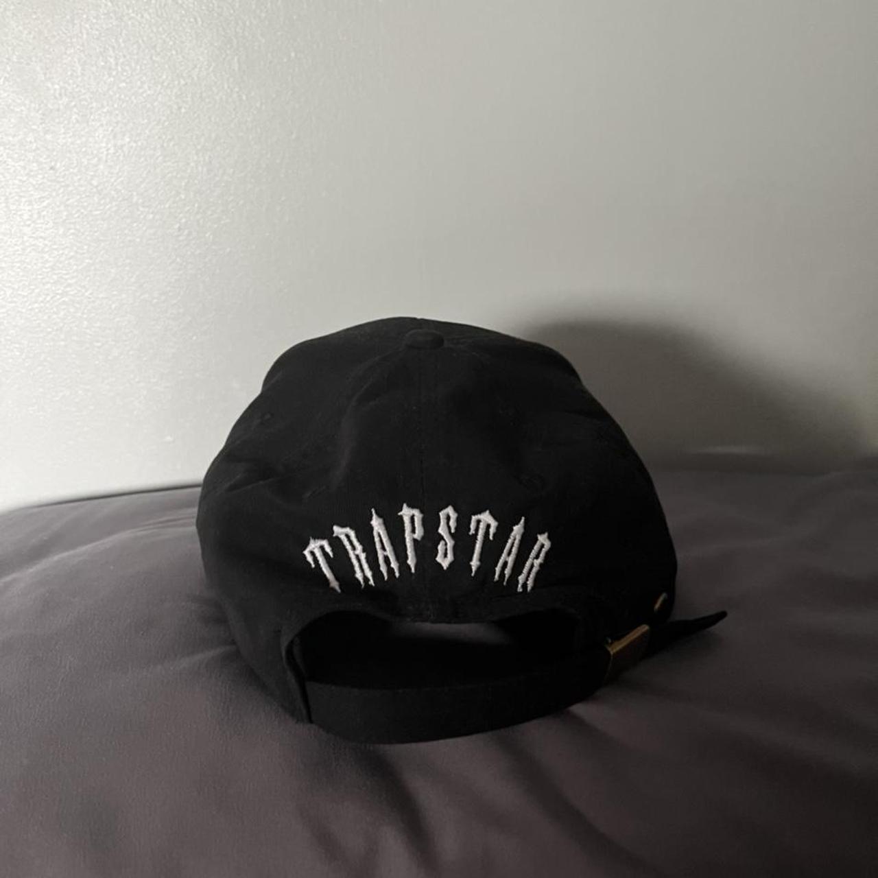 Trapstar Men's Black and Blue Hat | Depop