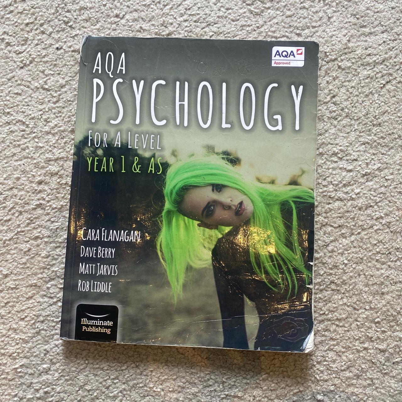 AQA A-Level psychology year 1 & AS -no scribbles -... - Depop