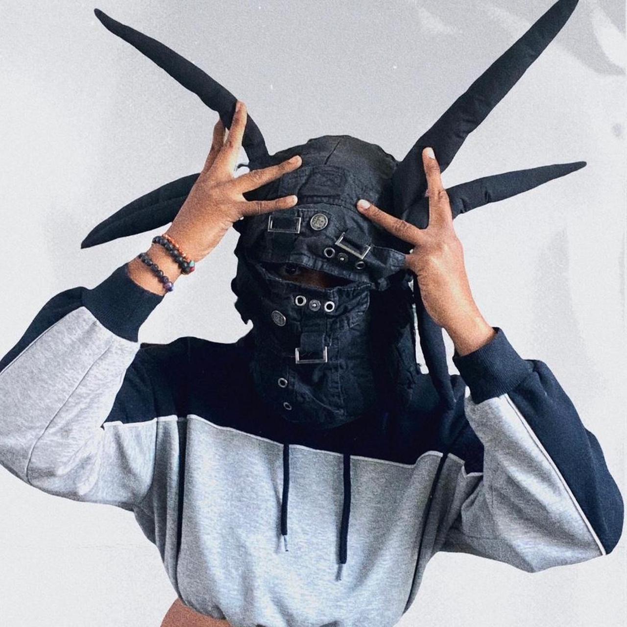 NOT FOR SALE (nfs) upcycled cargo jester balaclava.... - Depop